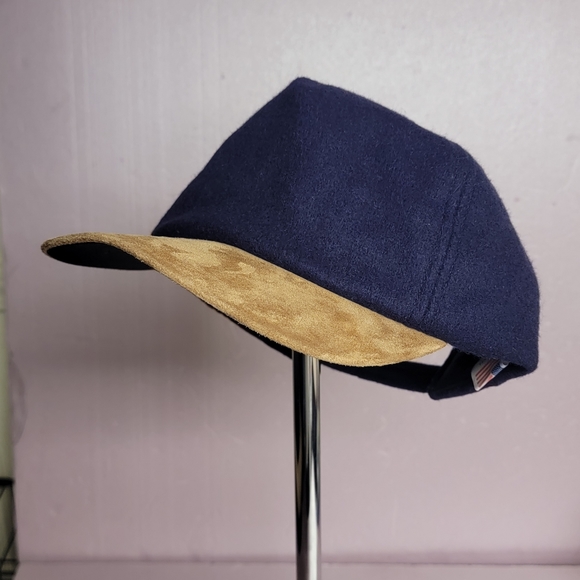 Source Unknown | Accessories | Genuine Suede Os Strap Hat Black Tan ...